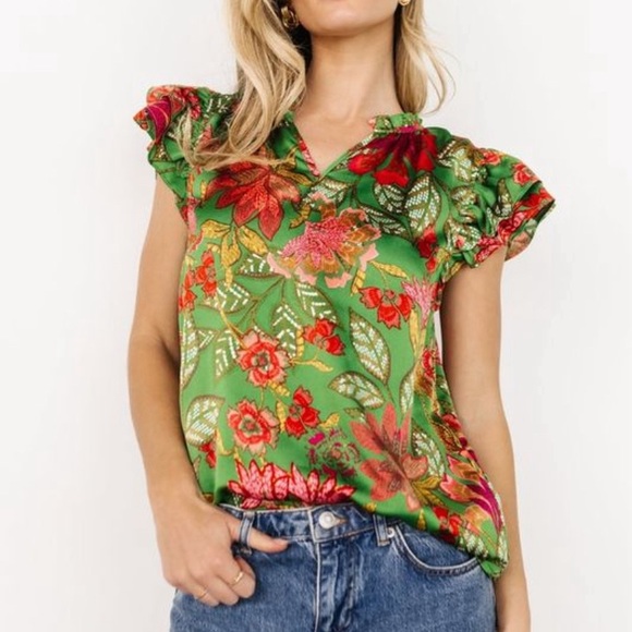 Baltic Born | Tops | Nwt Baltic Born Skyler Ruffle Top | Poshmark